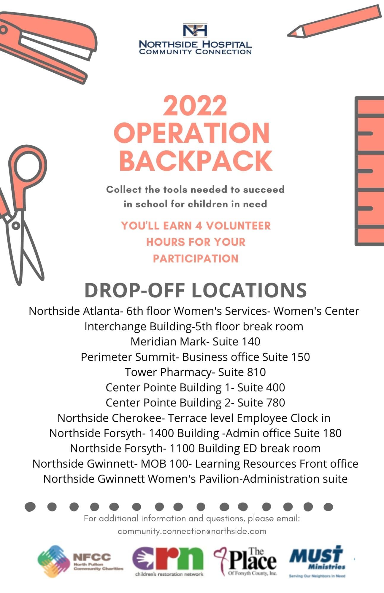 OPERATION BACKPACK | The Northside Hospital Foundation