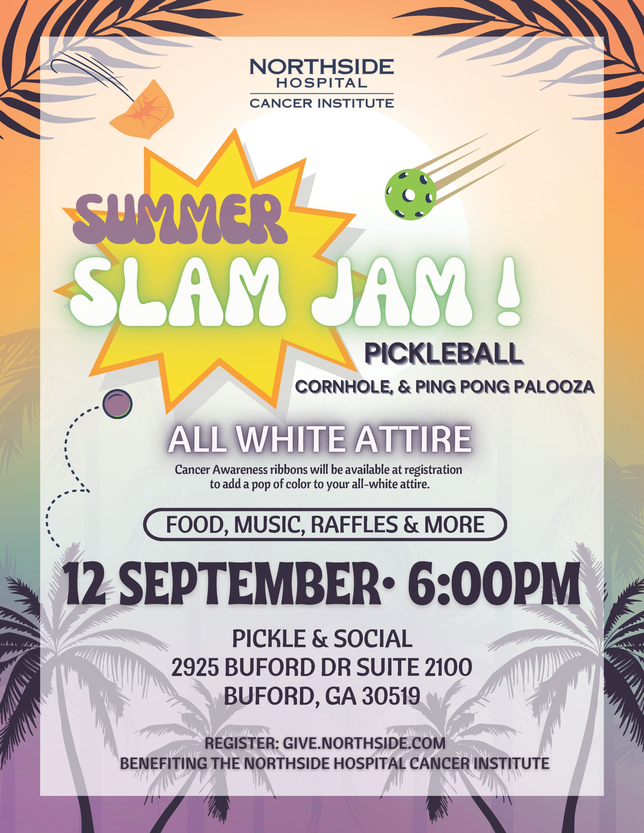 9.12.2024 NHCI Summer Slam Jam LOGO | The Northside Hospital Foundation