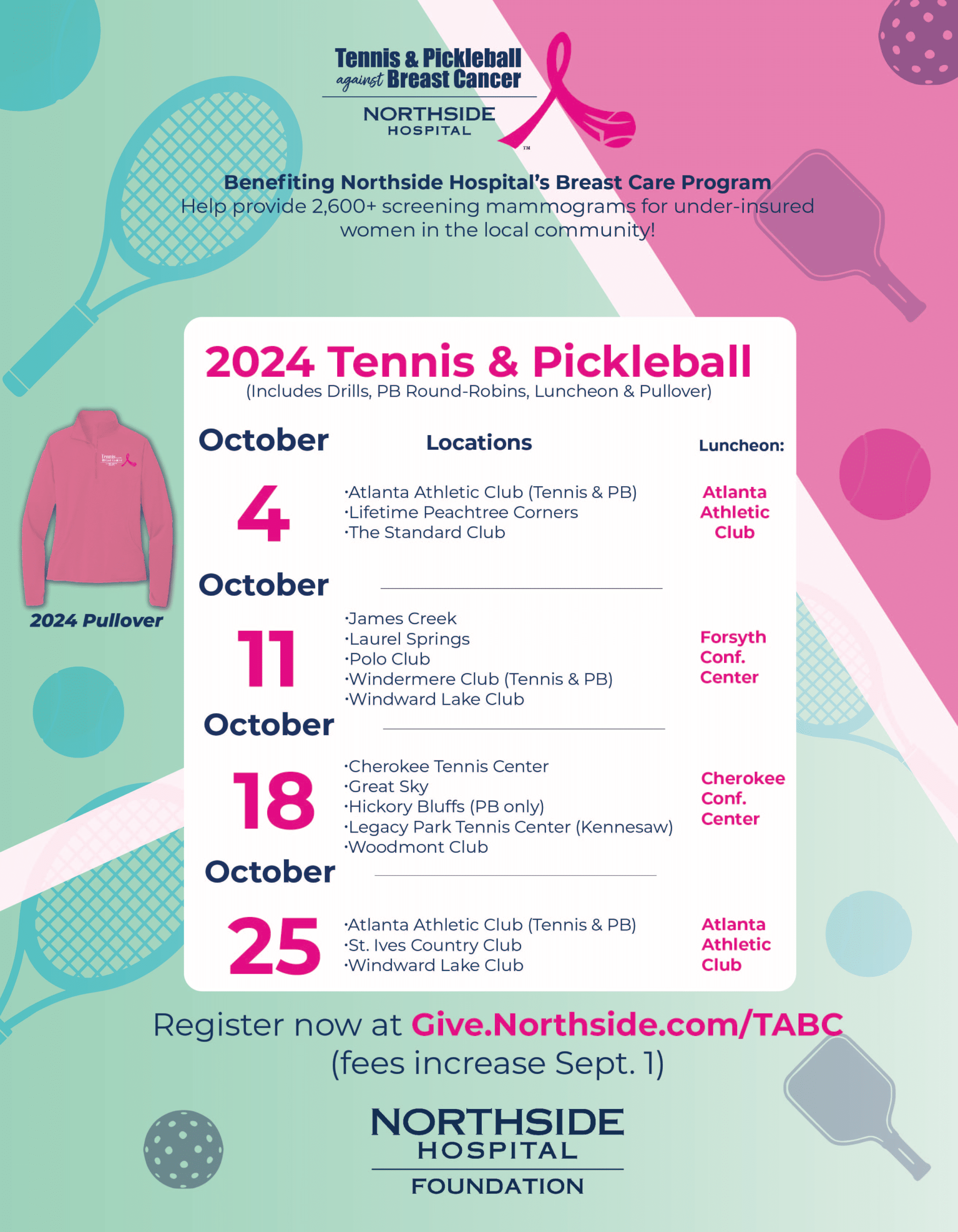 2024 TABC Flyer With PB 01 Vs3 | The Northside Hospital Foundation