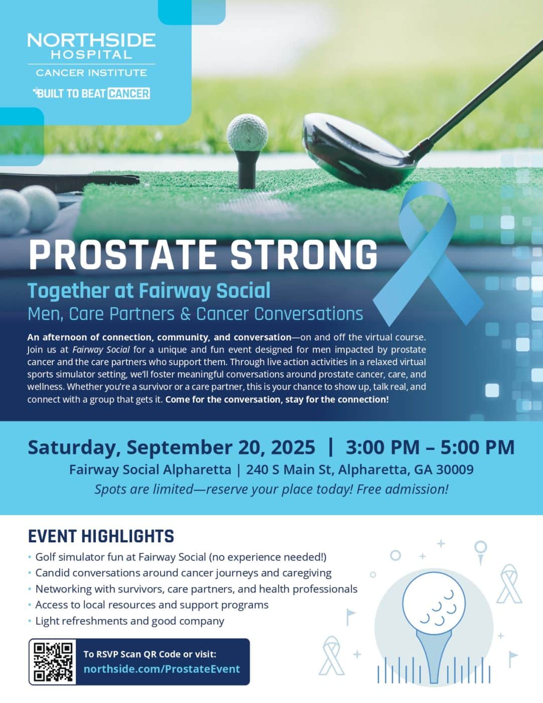 Prostate Strong | The Northside Hospital Foundation